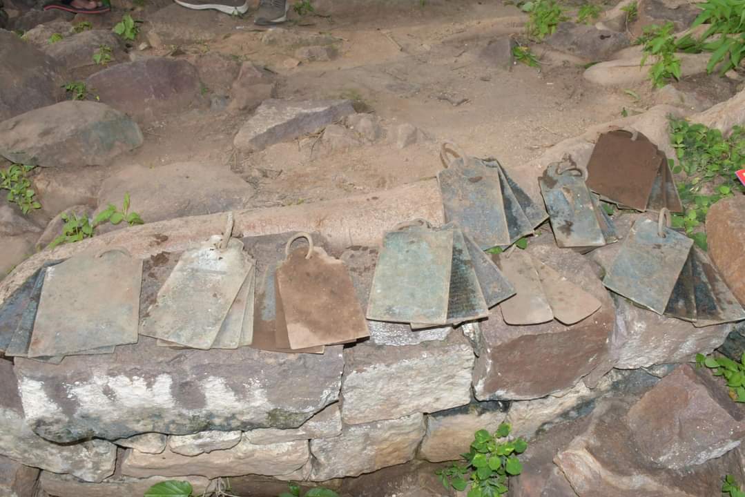 28 Copper plate Inscriptions discovered at an ancient shiva temple in ...